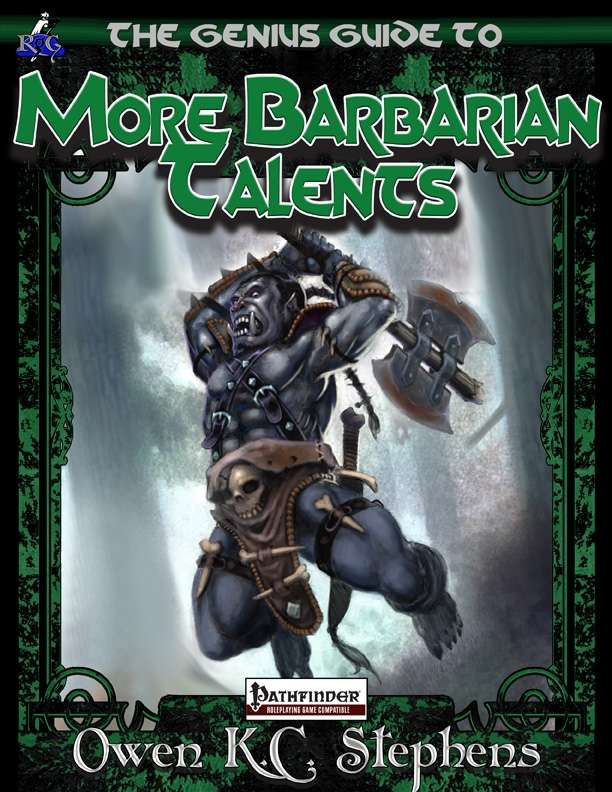 The Genius Guide to More Barbarian Talents - Rogue Genius Games ...