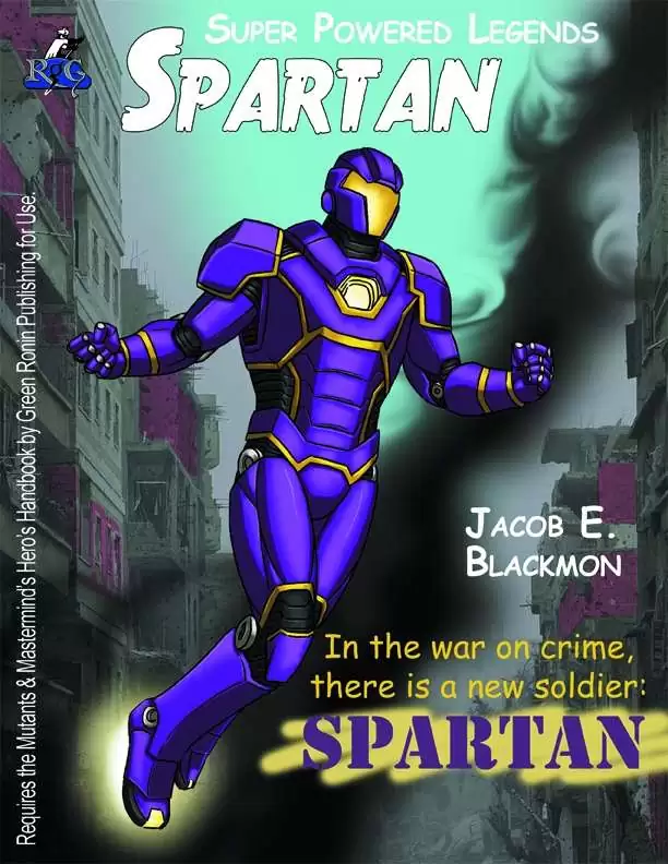 Super Powered Legends: Spartan - Rogue Genius Games | M&M | DriveThruRPG