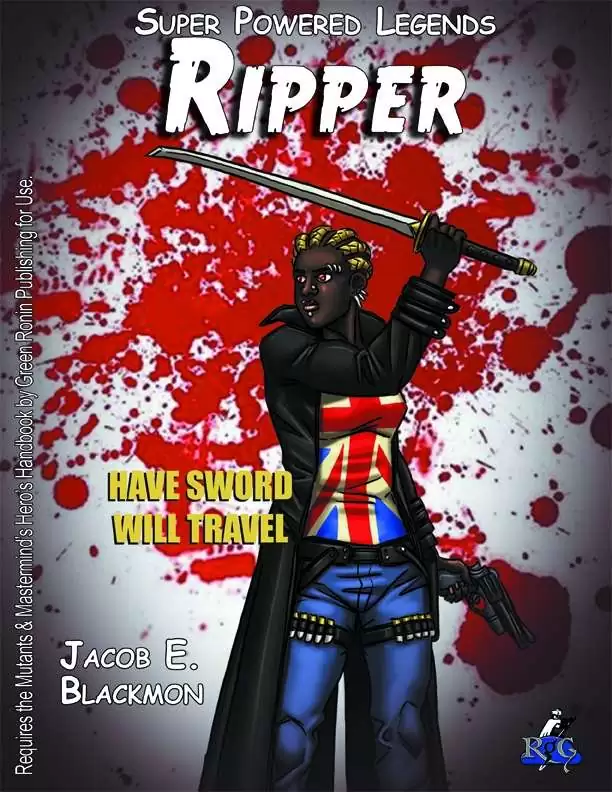 Super Powered Legends: Ripper - Rogue Genius Games | M&M | DriveThruRPG