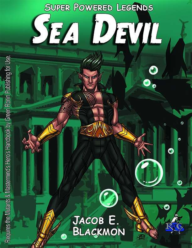 Super Powered Legends: Sea Devil - Rogue Genius Games | M&M | DriveThruRPG