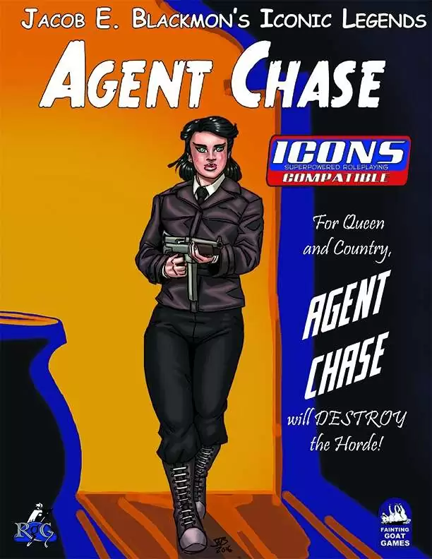 Iconic Legends: Agent Chase - Rogue Genius Games | ICONS | DriveThruRPG