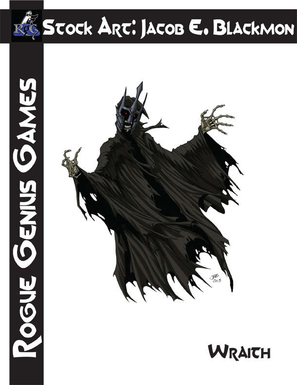 Stock Art: Blackmon Wraith - Rogue Genius Games | Stock Art | DriveThruRPG