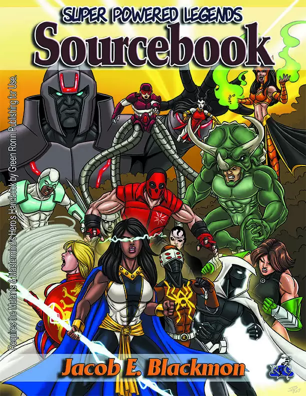 Super Powered Legends Sourcebook - Rogue Genius Games | M&M | DriveThruRPG