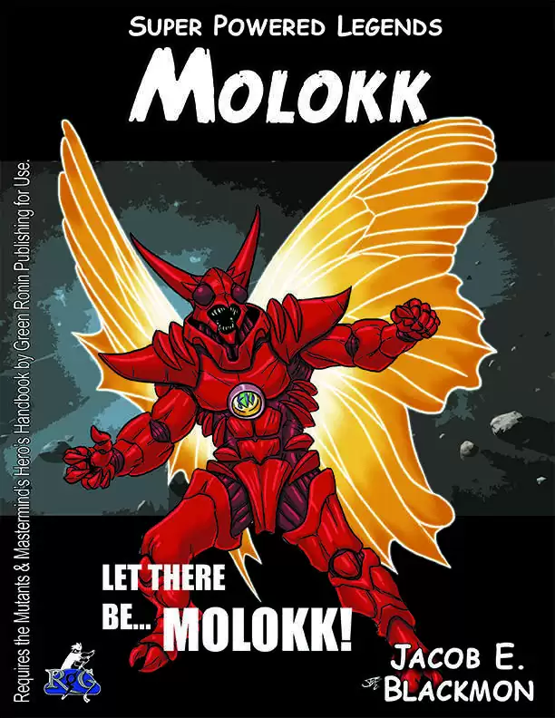 Super Powered Legends: Molokk - Rogue Genius Games | M&M | DriveThruRPG