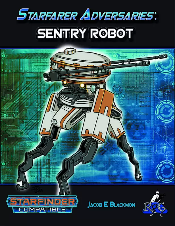 Starfarer Adversaries: Sentry Robot - Rogue Genius Games | Starfinder ...