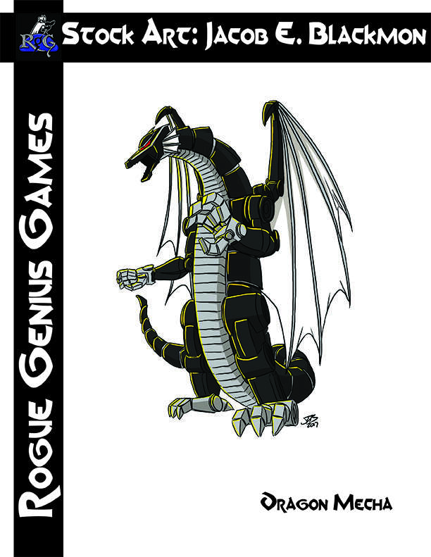 Stock Art: Blackmon Dragon Mecha - Rogue Genius Games | Stock Art ...