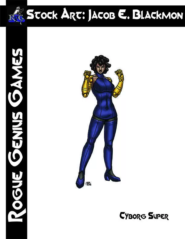 Stock Art: Blackmon Cyborg Super - Rogue Genius Games | Stock Art ...