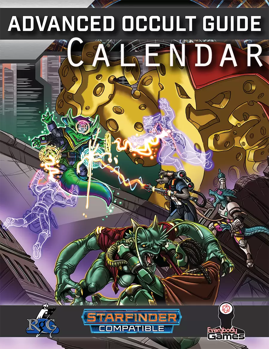 Advanced Occult Guide Calendar - Rogue Genius Games | Everybody Games ...