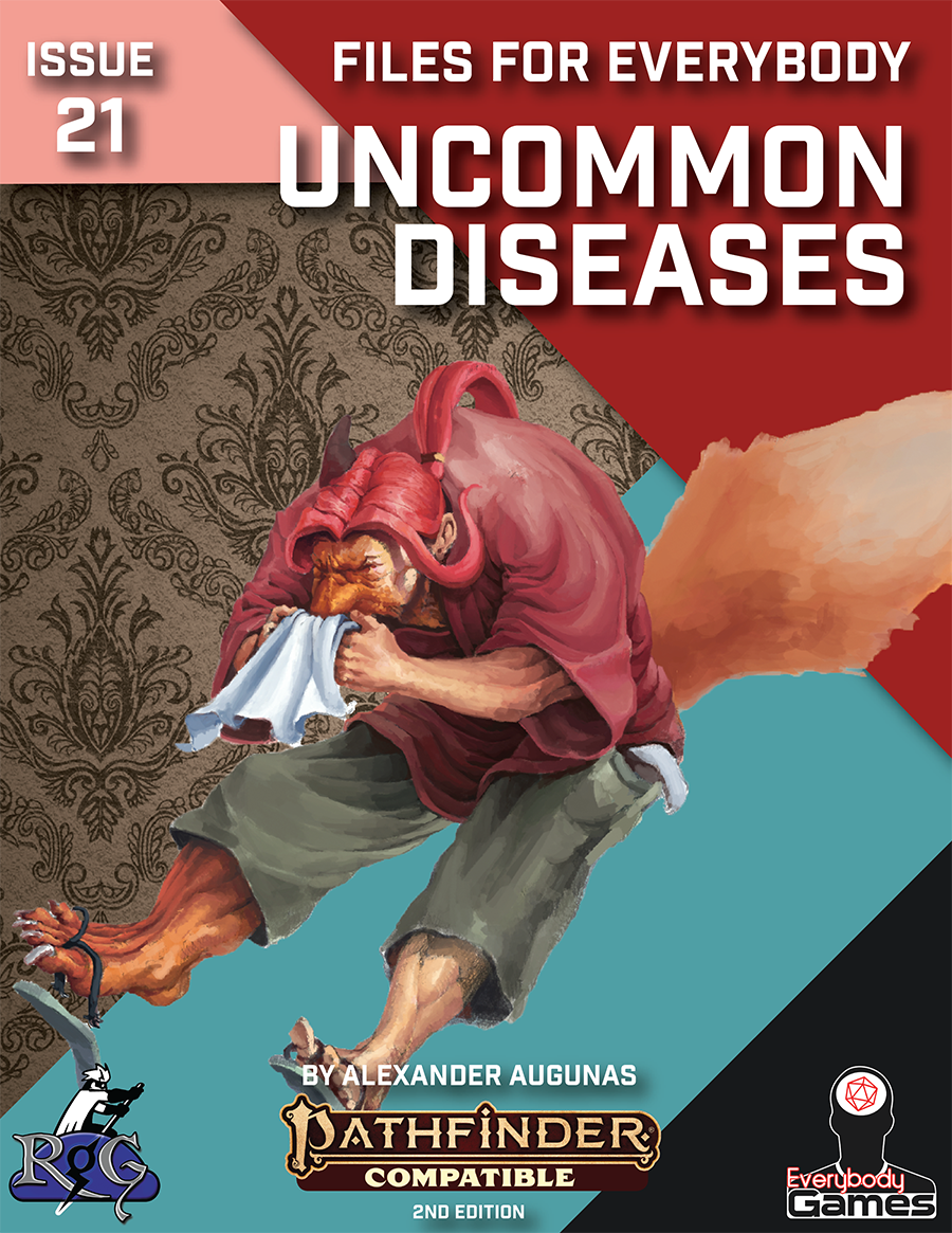 Files for Everybody: Uncommon Diseases - Rogue Genius Games | Everybody ...