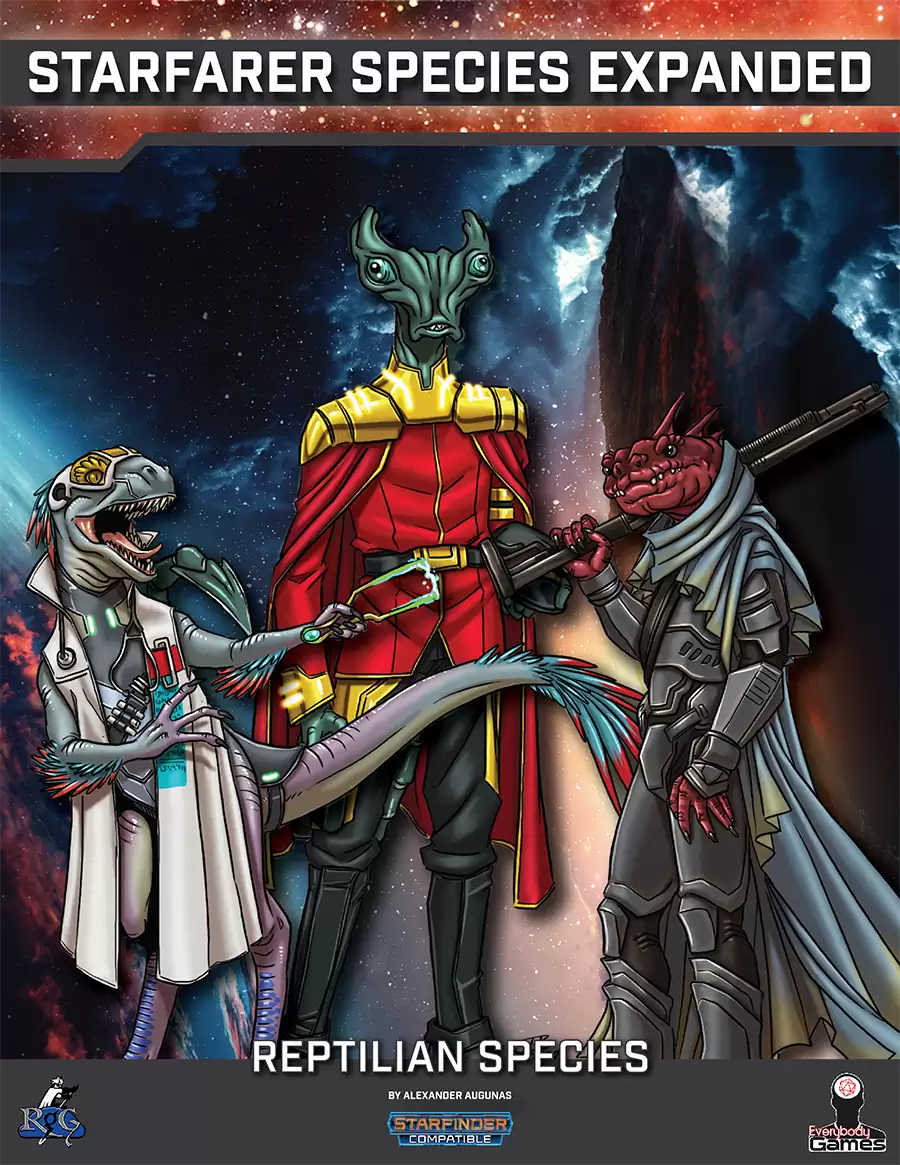 Starfarer Species Expanded: Reptilian Species - Rogue Genius Games ...