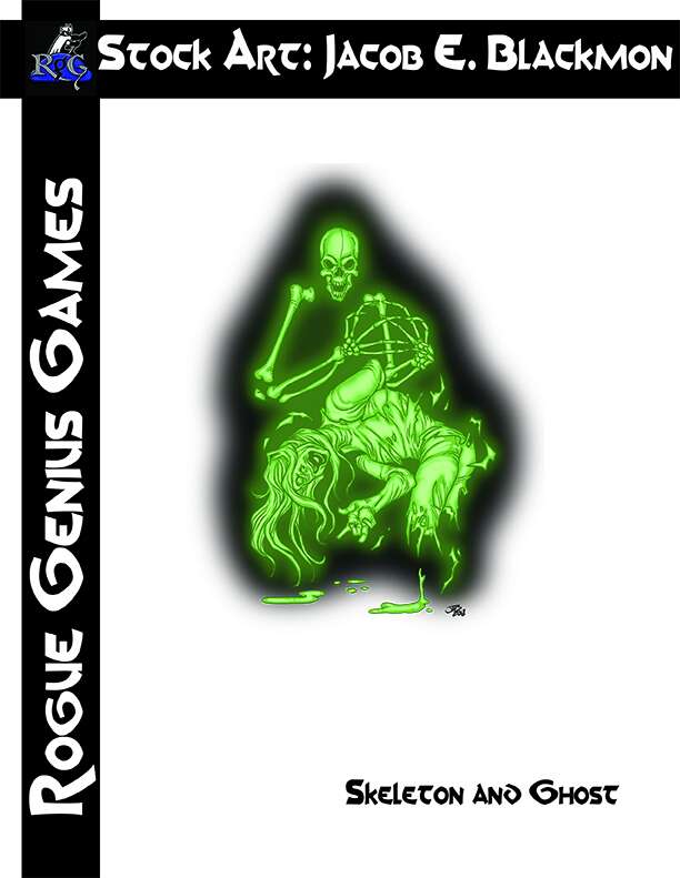 Stock Art: Blackmon Skeleton and Ghost - Rogue Genius Games | Stock Art ...