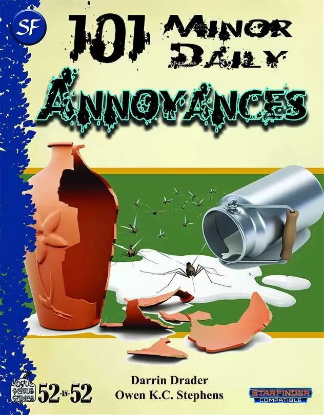 101 Minor Daily Annoyances SF - Rogue Genius Games | Starfinder | DriveThruRPG
