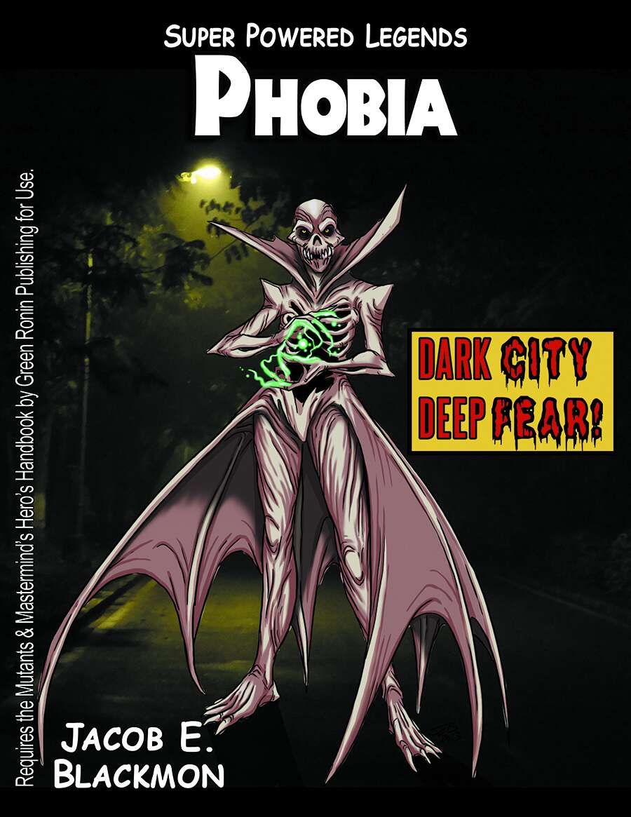 Super Powered Legends: Phobia - Rogue Genius Games | M&M | DriveThruRPG