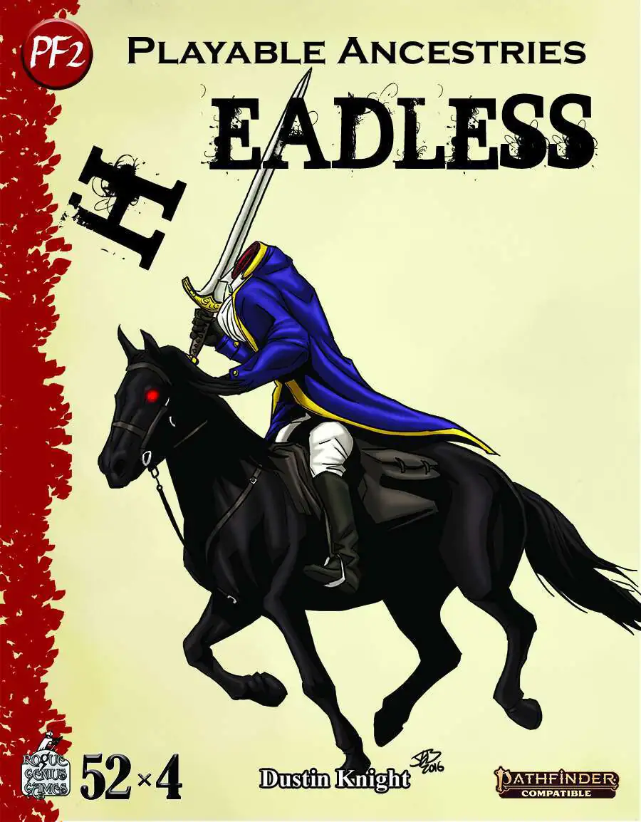 Playable Ancestries: Headless (PF2) - Rogue Genius Games | Pathfinder ...