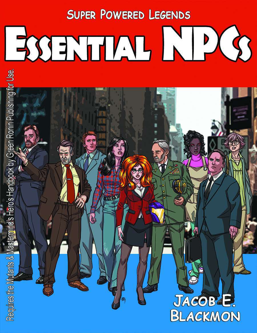 Super Powered Legends: Essential NPCs - Rogue Genius Games | M&M | DriveThruRPG