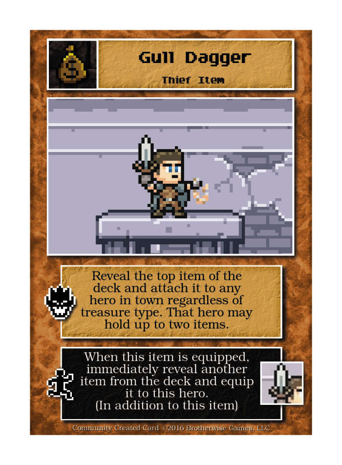 Gull Dagger - Custom Card - Brotherwise Games | Boss Monster Community ...