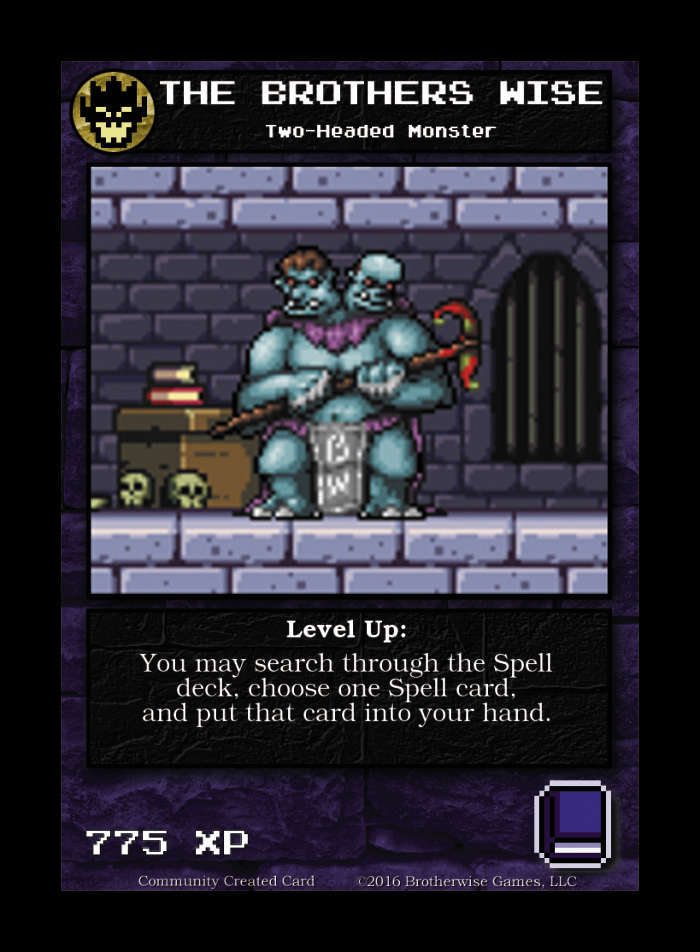 The Brothers Wise - Custom Card - Brotherwise Games | Boss Monster ...
