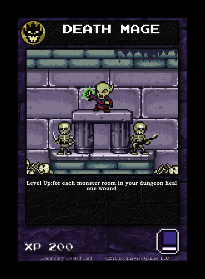 Death Mage - Custom Card - Brotherwise Games | Boss Monster Community ...