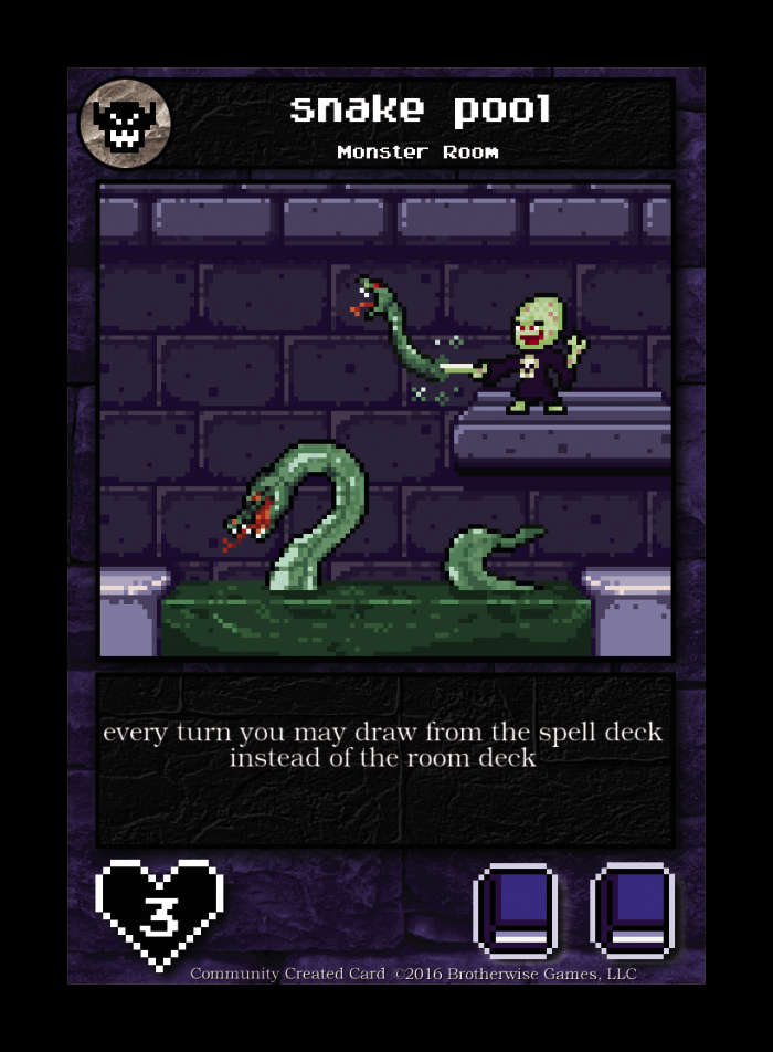 Snake Pool - Custom Card - Brotherwise Games | Boss Monster Community ...