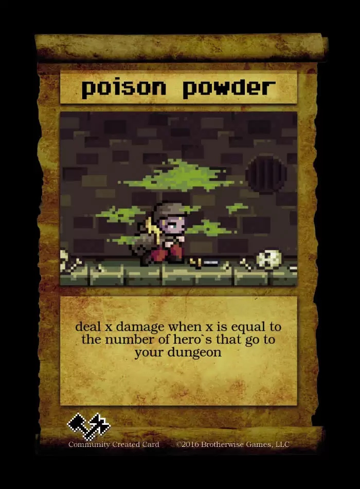 Poison Powder - Custom Card - Brotherwise Games | Boss Monster ...