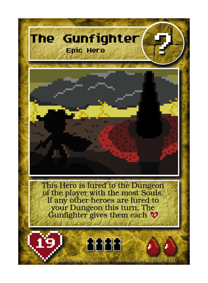 The Gunfighter - Custom Card - Brotherwise Games | Boss Monster ...