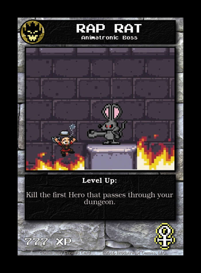 Rap Rat - Custom Card - Brotherwise Games | Boss Monster Community ...