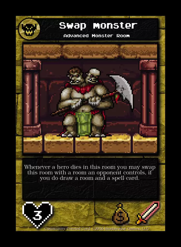 Swap Monster - Custom Card - Brotherwise Games | Boss Monster Community ...