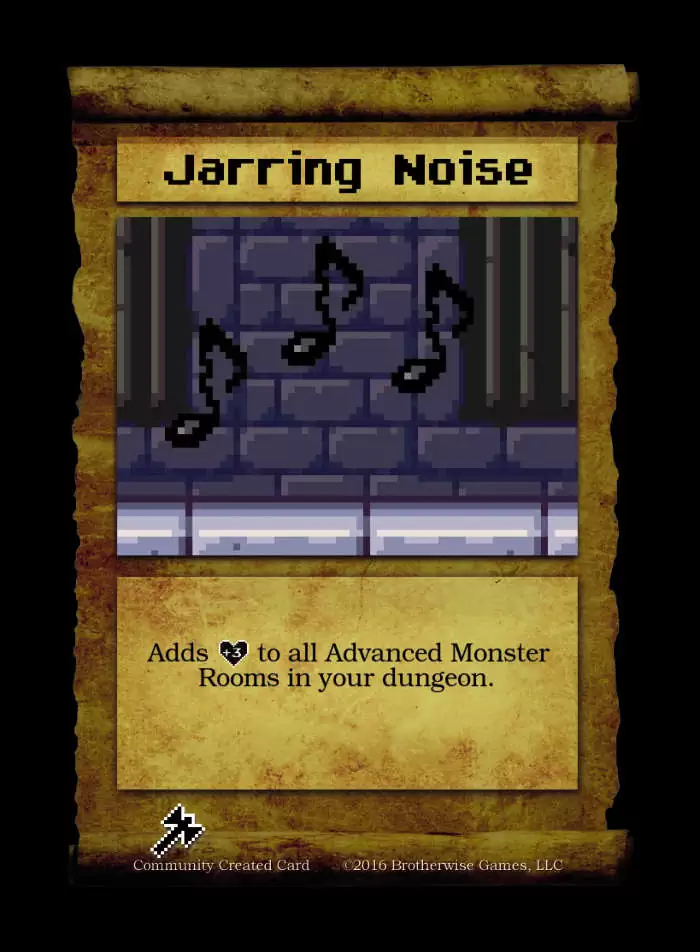 Jarring Noise - Custom Card - Brotherwise Games | Boss Monster ...