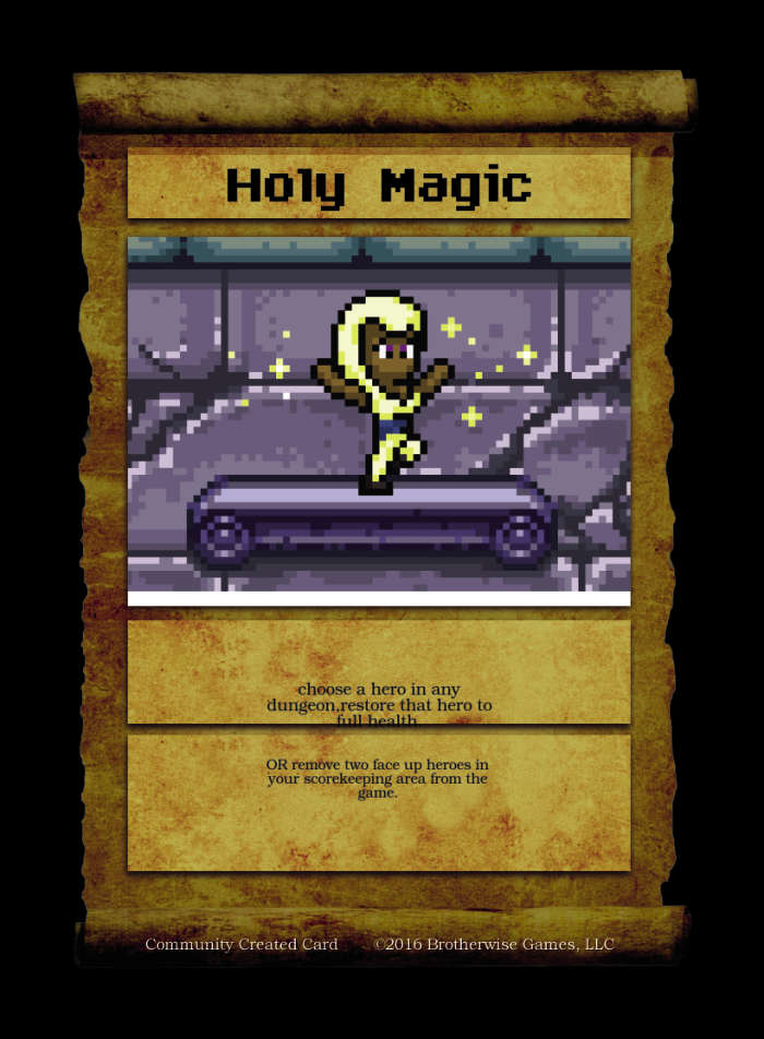 Holy Magic - Custom Card - Brotherwise Games | Boss Monster Community ...