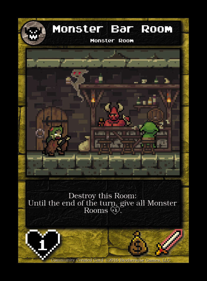 Monster Bar Room - Custom Card - Brotherwise Games | Boss Monster ...