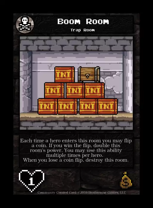 Boom Room - Custom Card - Brotherwise Games | Boss Monster Community ...
