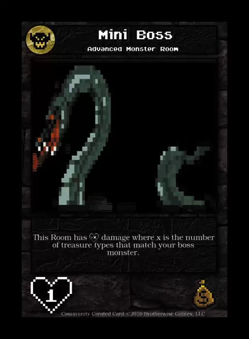 Mini Boss - Custom Card - Brotherwise Games | Boss Monster Community Created Cards | DriveThruRPG