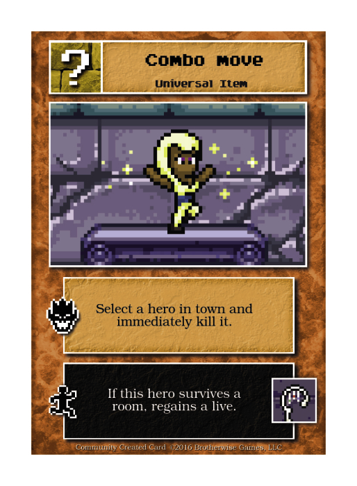 Combo Move - Custom Card - Brotherwise Games | Boss Monster Community ...