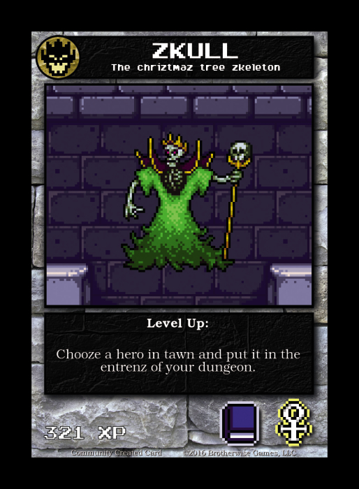 Zkull - Custom Card - Brotherwise Games | Boss Monster Community ...