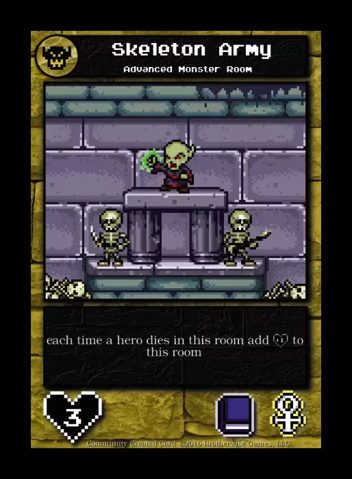 Skeleton Army - Custom Card - Brotherwise Games | Boss Monster ...
