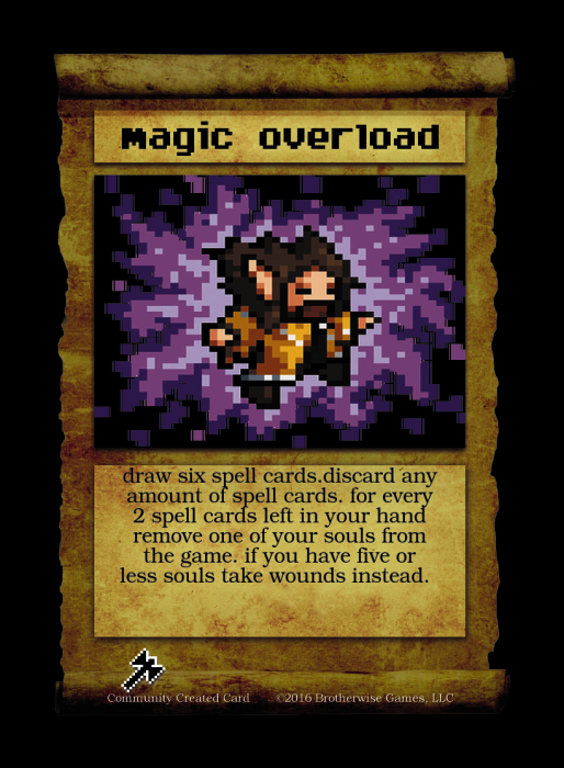 Magic Overload - Custom Card - Brotherwise Games | Boss Monster ...