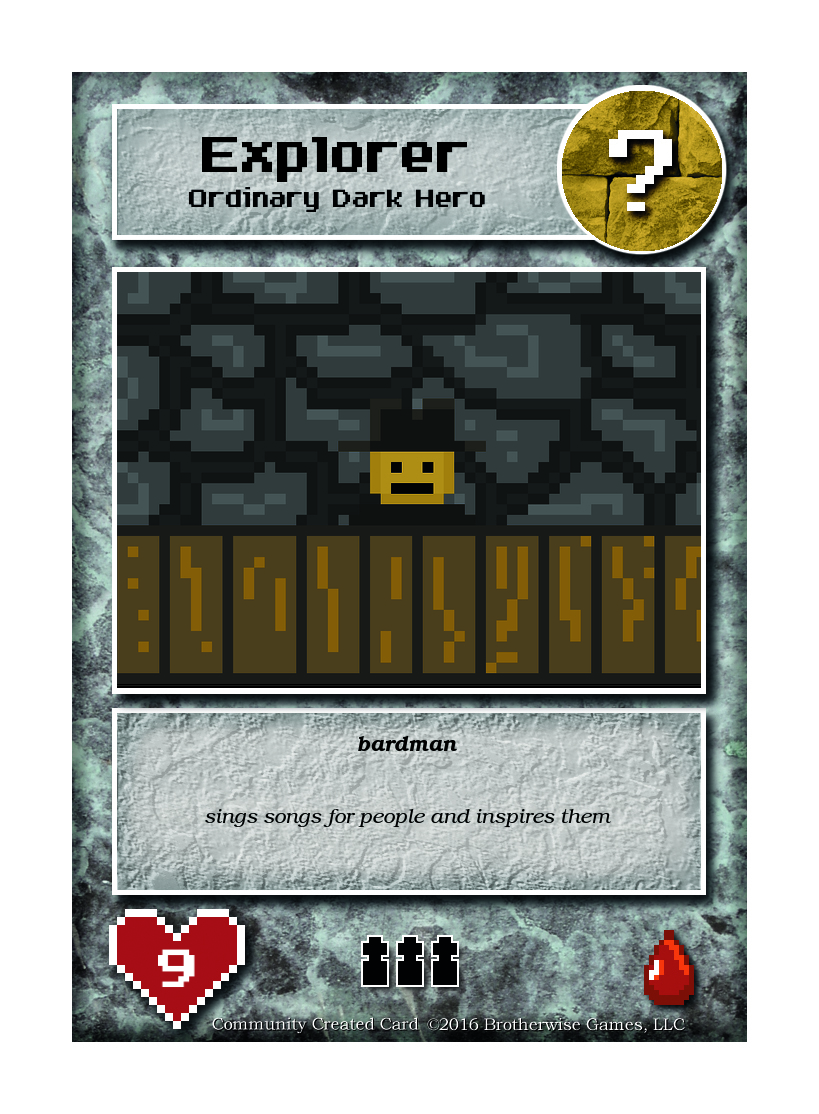 Bardman - Custom Card - Brotherwise Games | Boss Monster Community ...