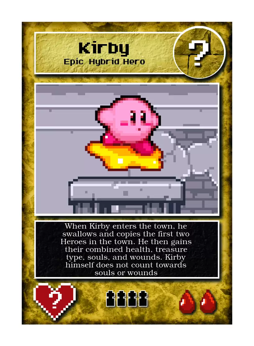 Kirby - Custom Card - Brotherwise Games | Boss Monster Community ...