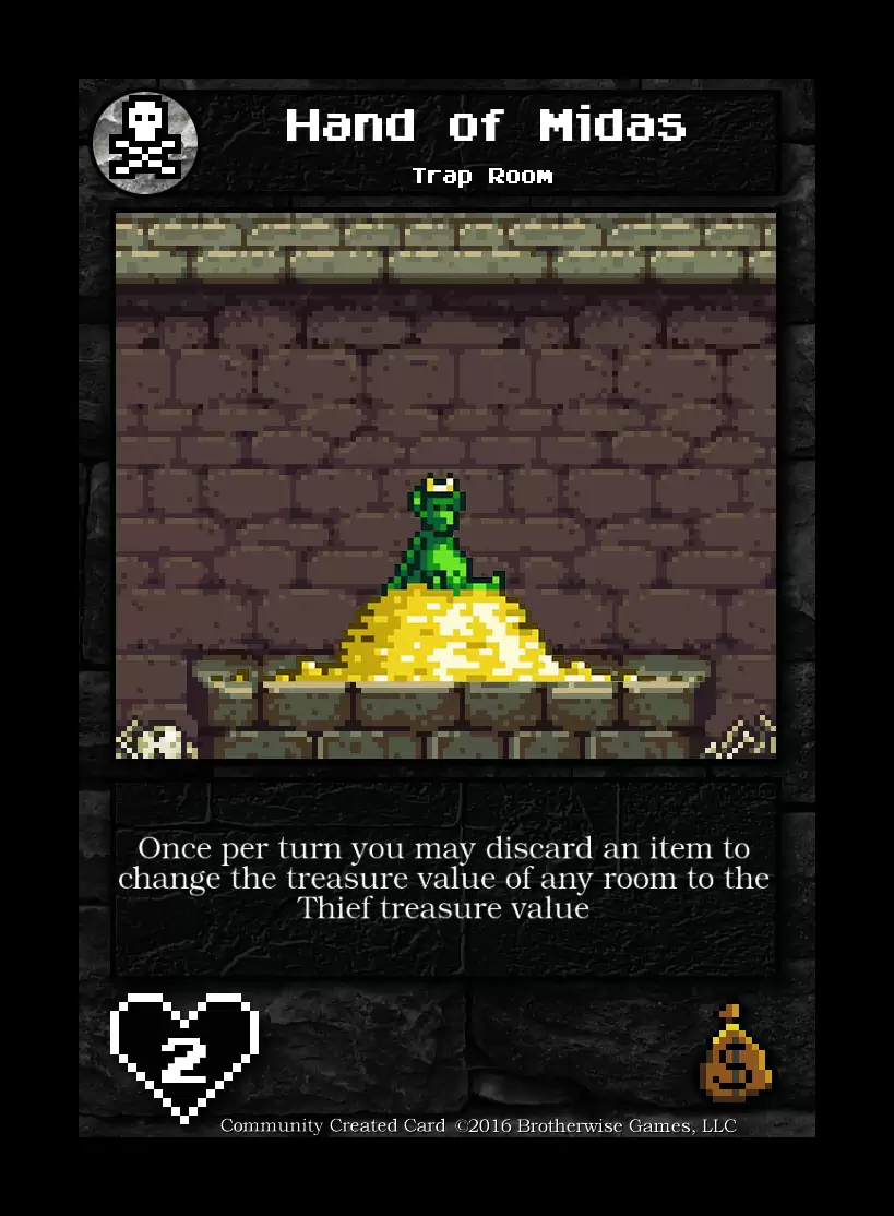 Hand Of Midas - Custom Card - Brotherwise Games | Boss Monster ...