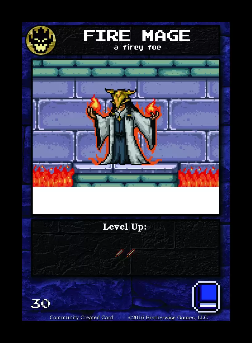 Fire Mage - Custom Card - Brotherwise Games | DriveThruRPG