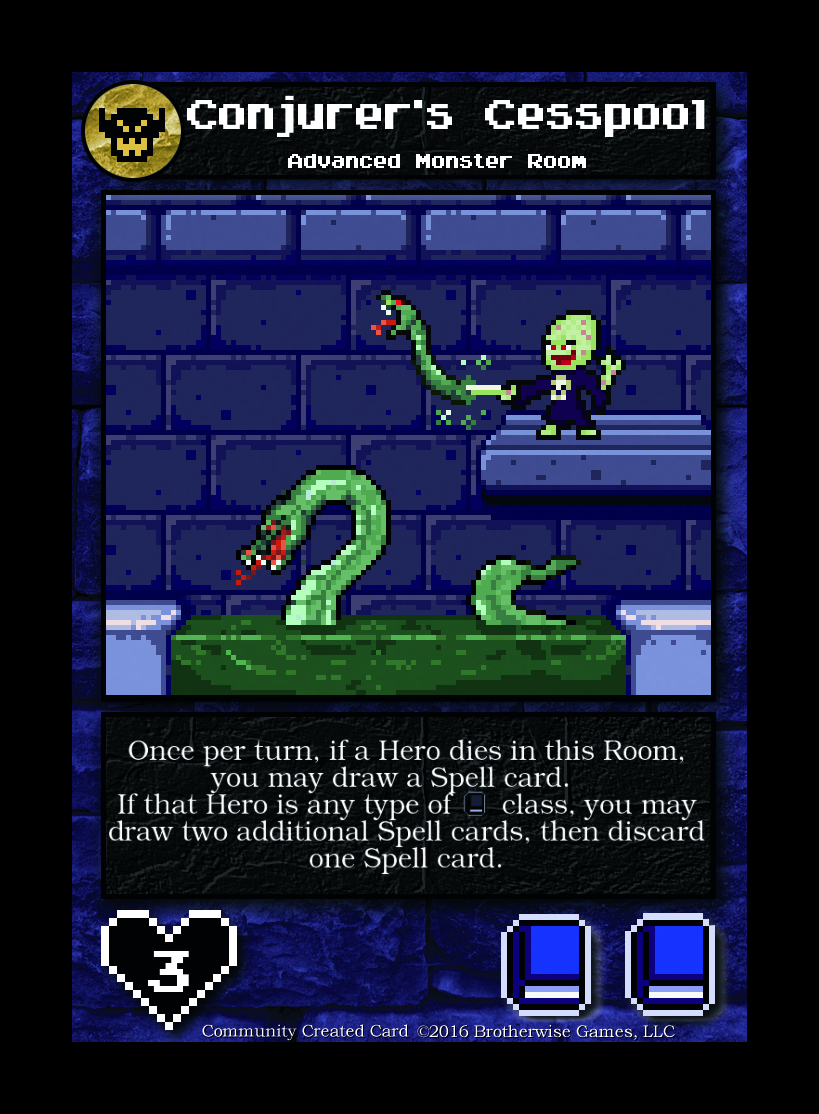 Conjurer's Cesspool - Custom Card - Brotherwise Games | Boss Monster ...