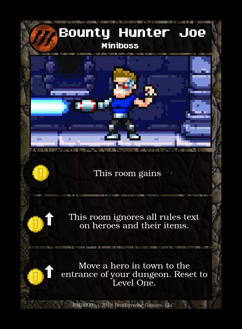 Bounty Hunter Joe - Custom Card - Brotherwise Games | Boss Monster ...