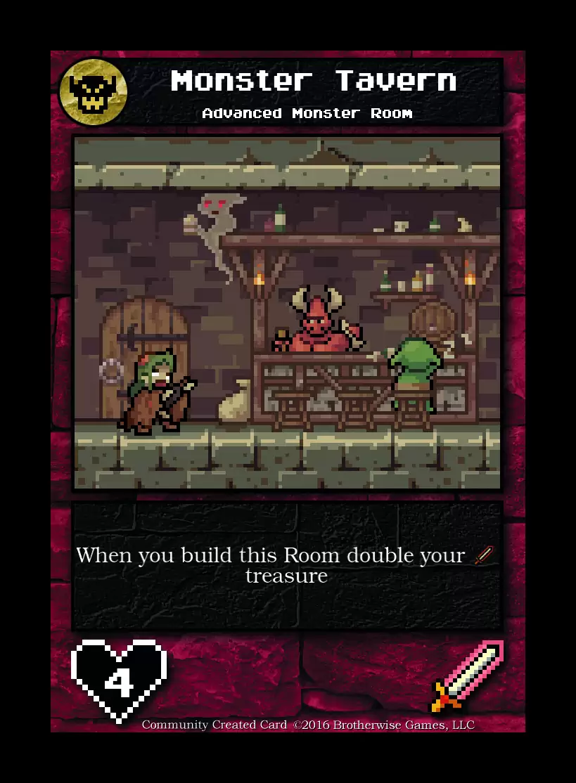 Monster Tavern - Custom Card - Brotherwise Games | Boss Monster ...