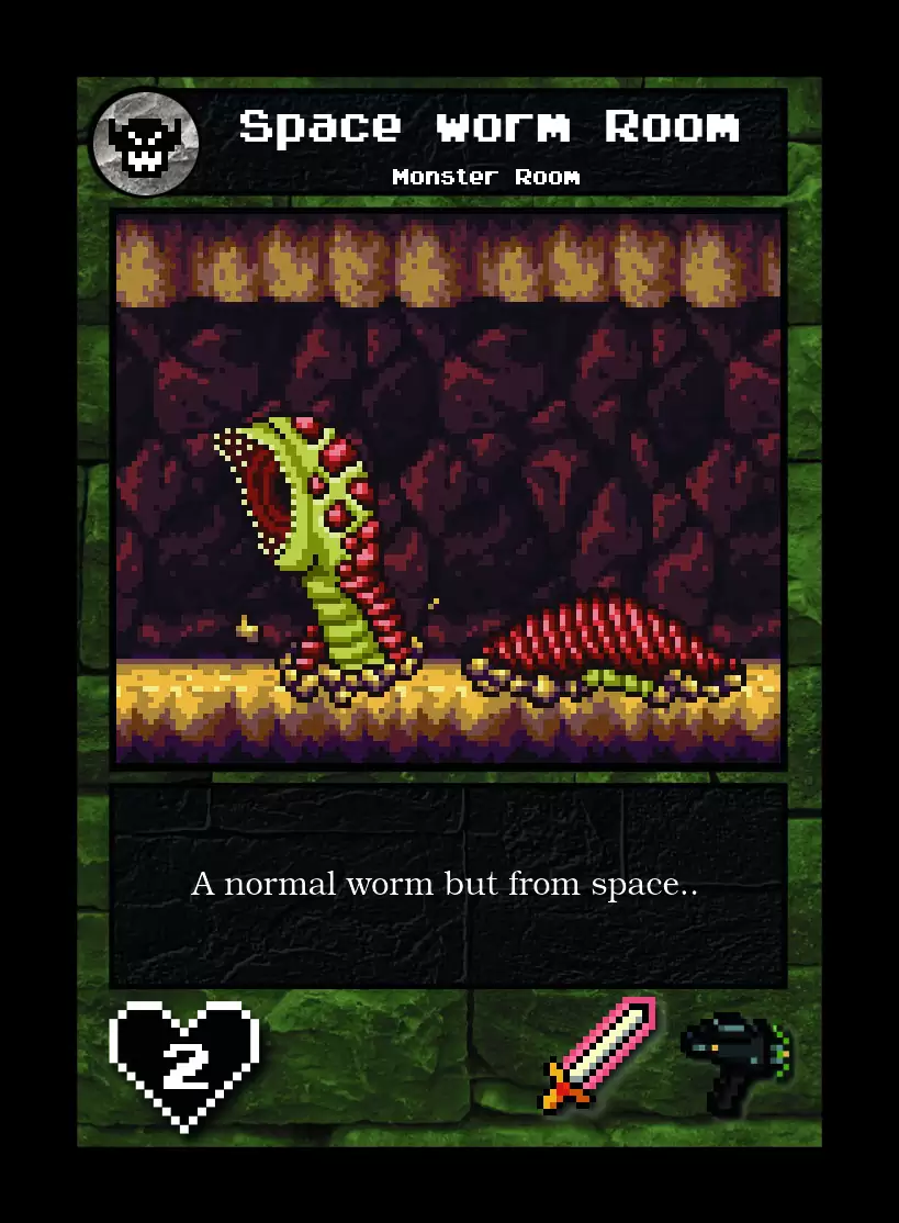 Space Worm Room - Custom Card - Brotherwise Games | Boss Monster ...