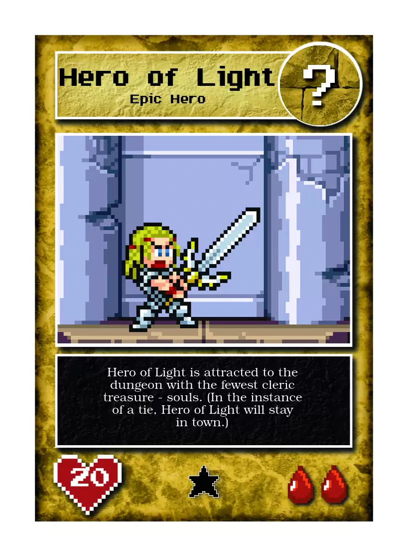 Hero Of Light - Custom Card - Brotherwise Games | Boss Monster ...