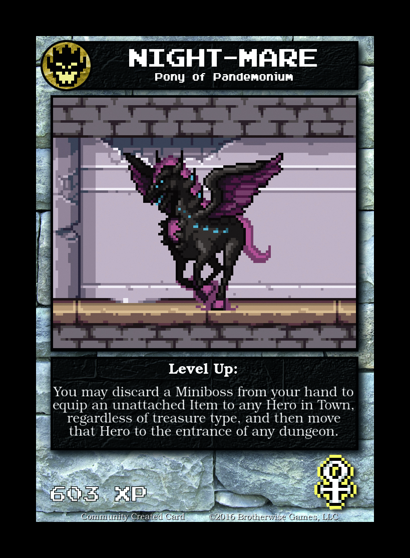Night-mare - Custom Card - Brotherwise Games | Boss Monster Community ...
