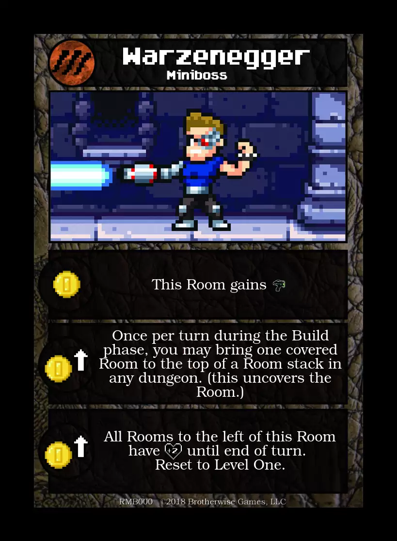Warzenegger - Custom Card - Brotherwise Games | Boss Monster Community ...