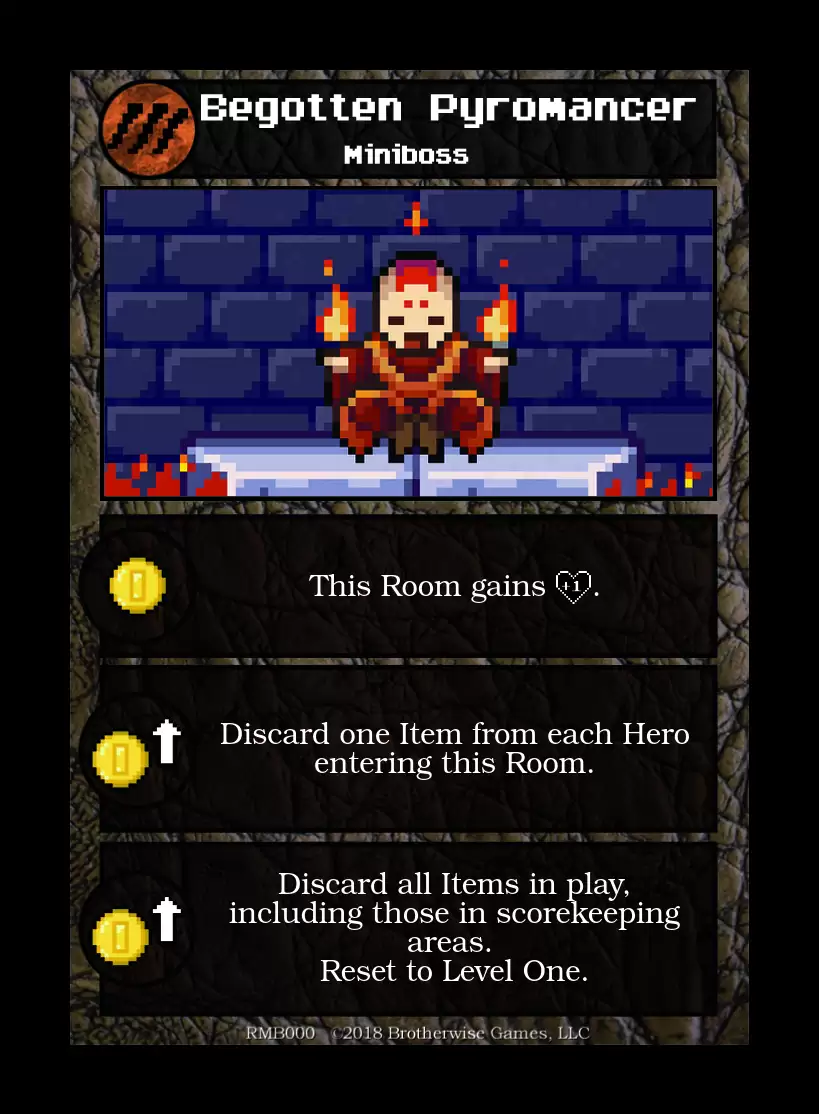 Begotten Pyromancer - Custom Card - Brotherwise Games | Boss Monster ...