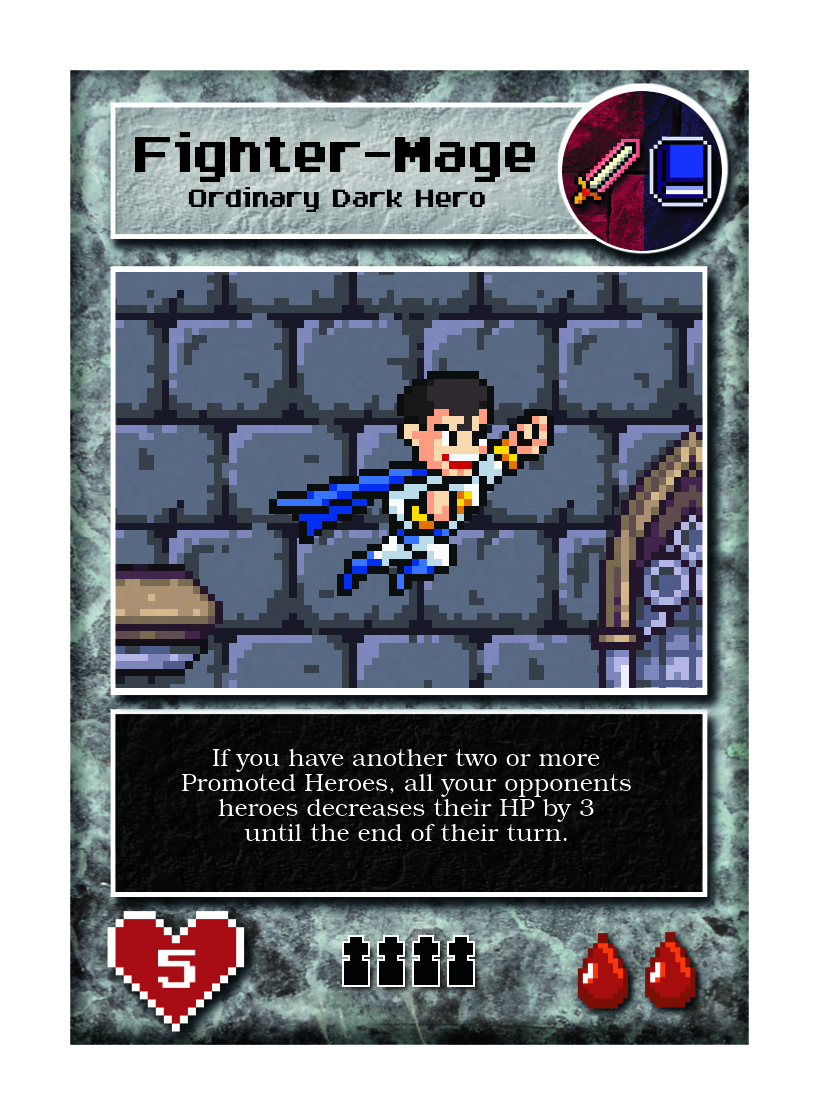 Blue Cape Villain Man - Custom Card - Brotherwise Games | Boss Monster ...