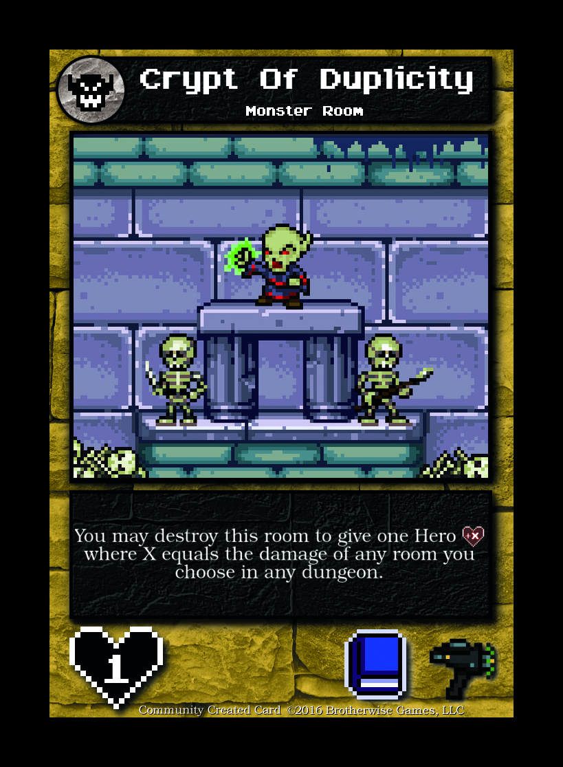 Crypt Of Duplicity - Custom Card - Brotherwise Games | Boss Monster ...